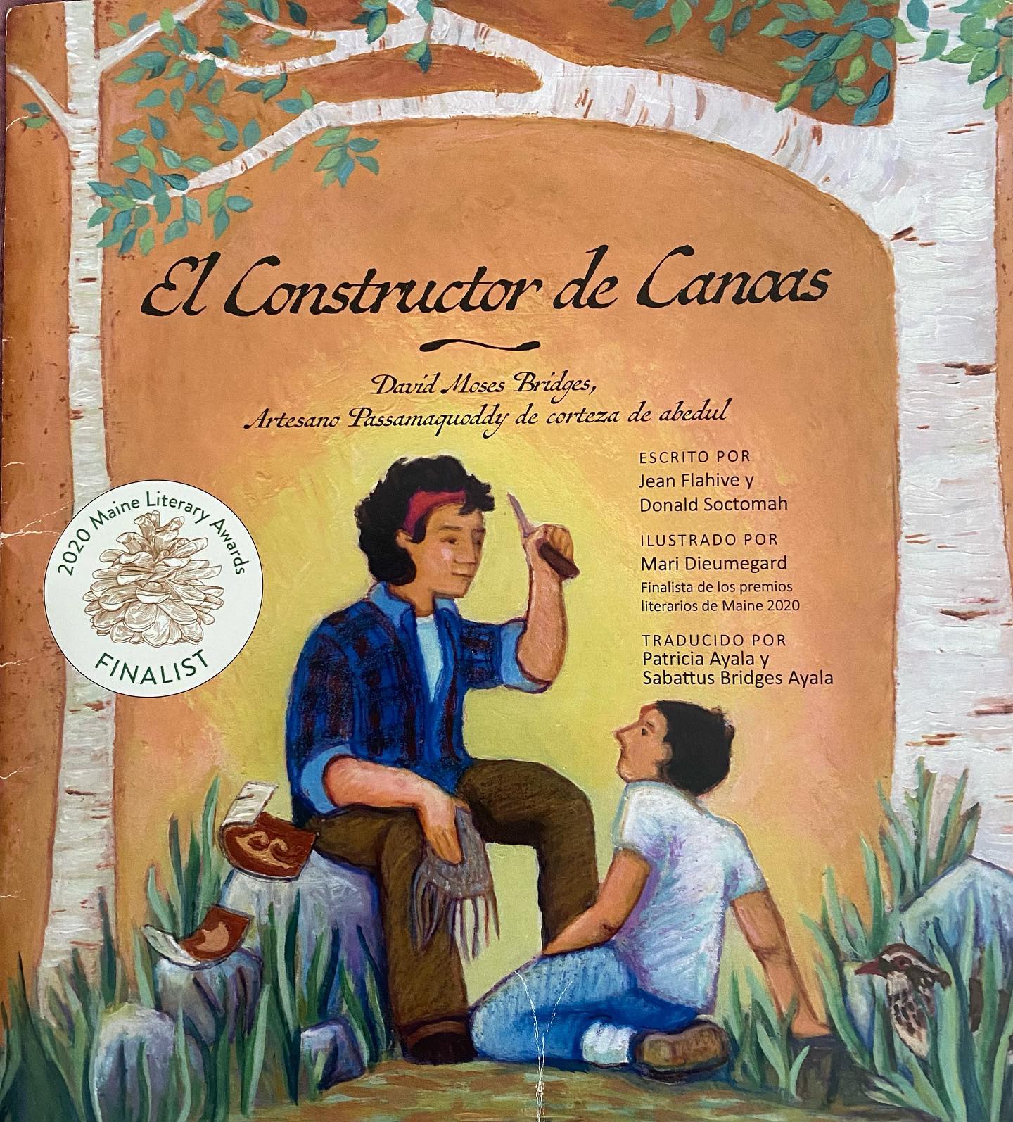 DAVID MOSES BRIDGES – PASSAMAQUODDY BIRCHBARK ARTIST AND CANOE BUILDER