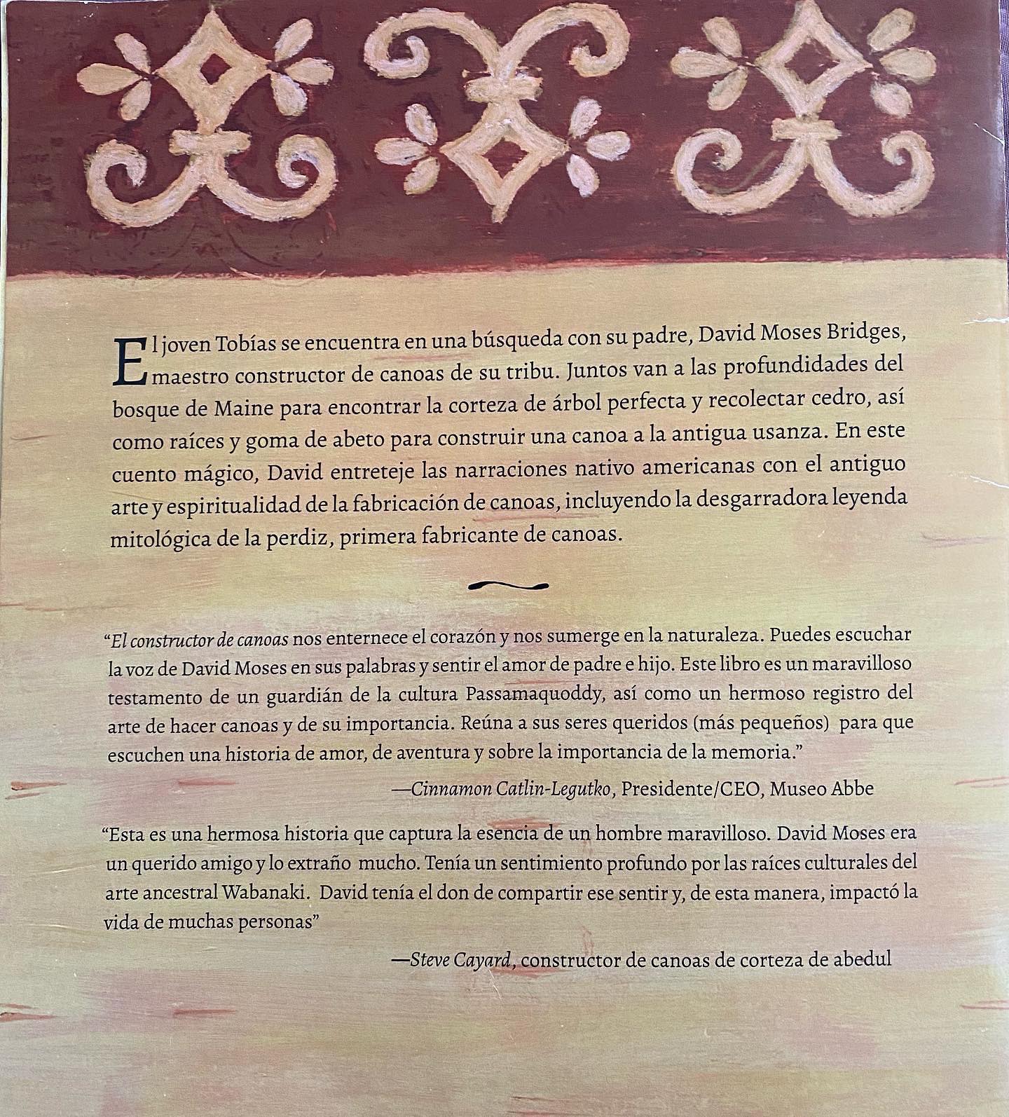 DAVID MOSES BRIDGES – PASSAMAQUODDY BIRCHBARK ARTIST AND CANOE BUILDER